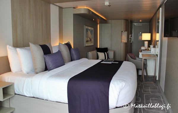 Celebrity Edge #8314: Sunset Veranda-hytti esittelyssä - Matkoillablogi