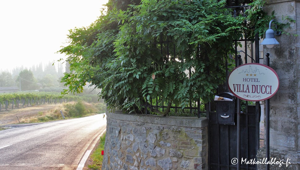 Villa Ducci - rentoa elämää italialaisessa huvilassa - Matkoillablogi